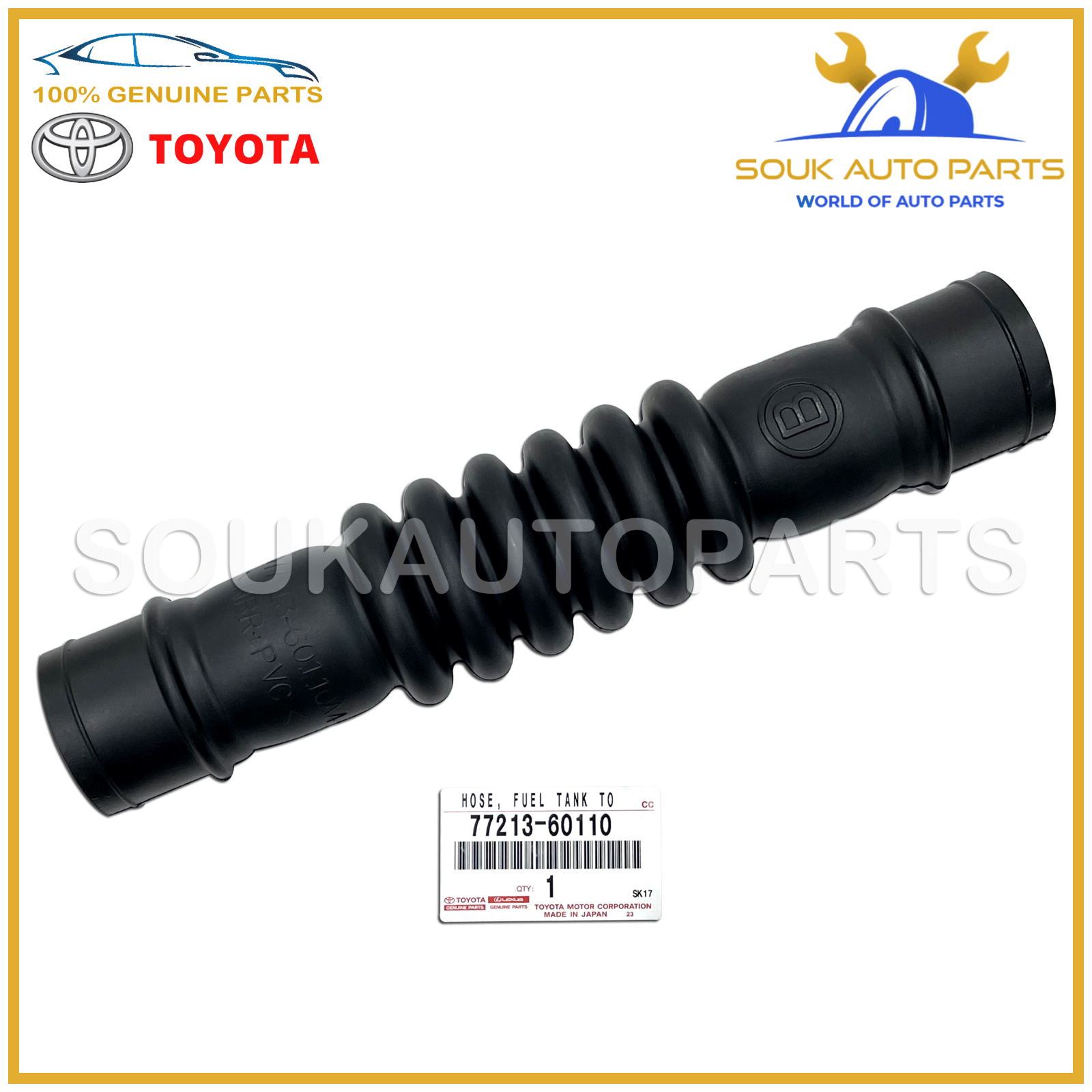 77213-60110 Genuine Toyota HOSE, FUEL, NO.1(FUEL TANK INLET PIPE ...