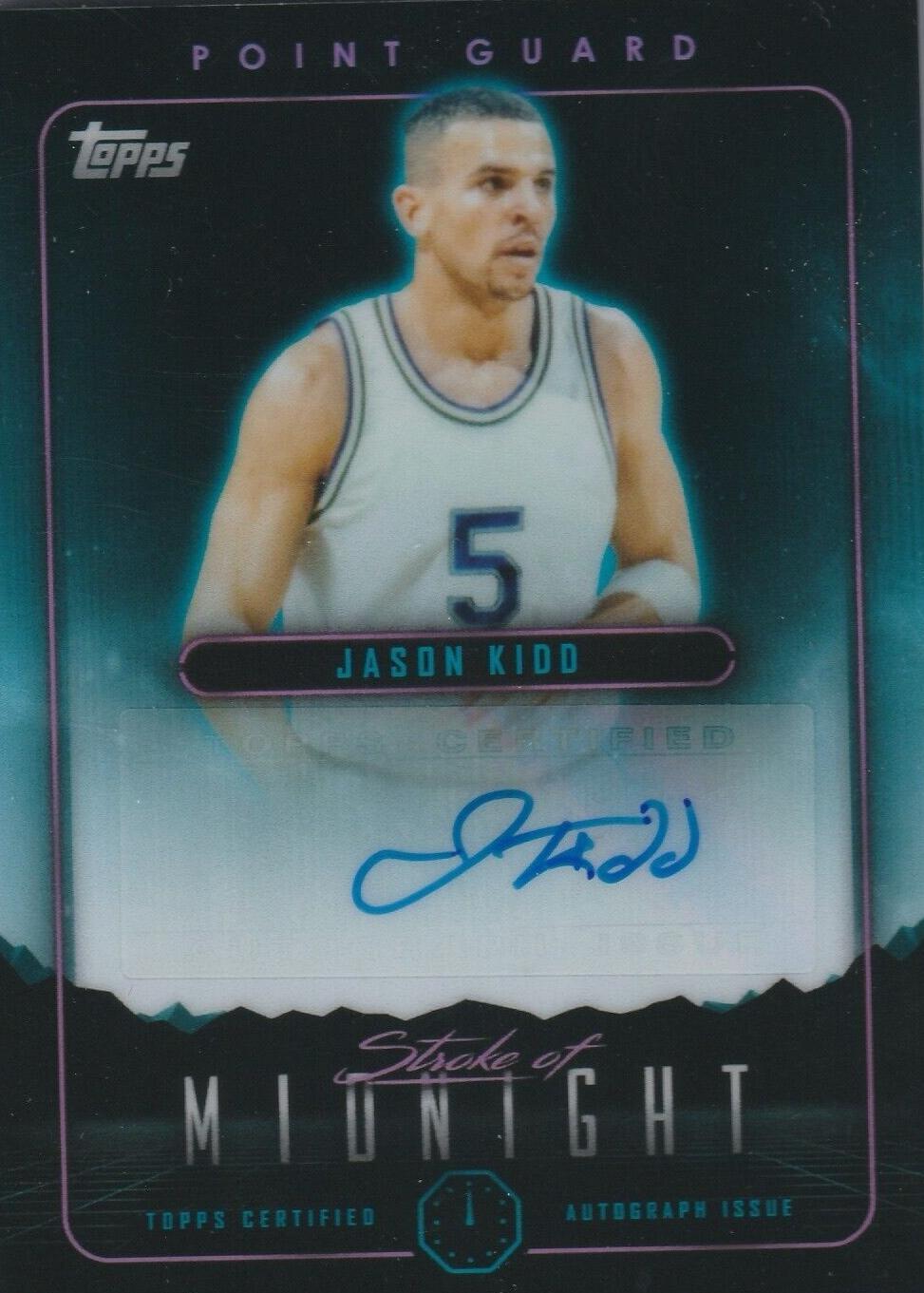 2023-24 Topps Midnight - Stroke of Midnight Autographs Jason Kidd #SMA ...