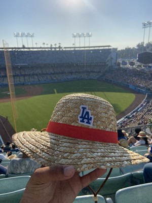 One Piece Night! Dodgers Monkey D Luffy Straw hat | eBay