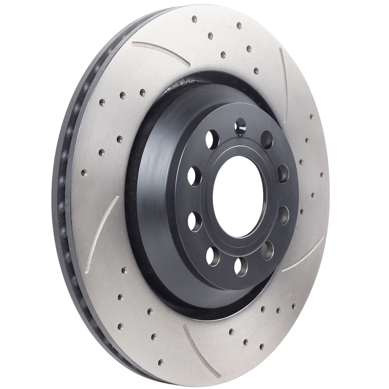 REAR DRILLED GROOVED 310MM BRAKE DISCS FOR AUDI A3 S3 3.2 QUATTRO 2.0 ...