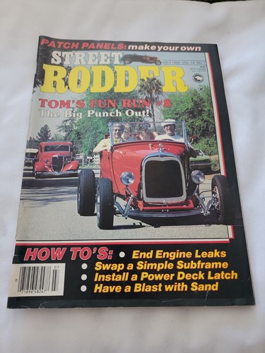 1985 July Street Rodder magazine Tom's fun run #8 end engine leaks ...