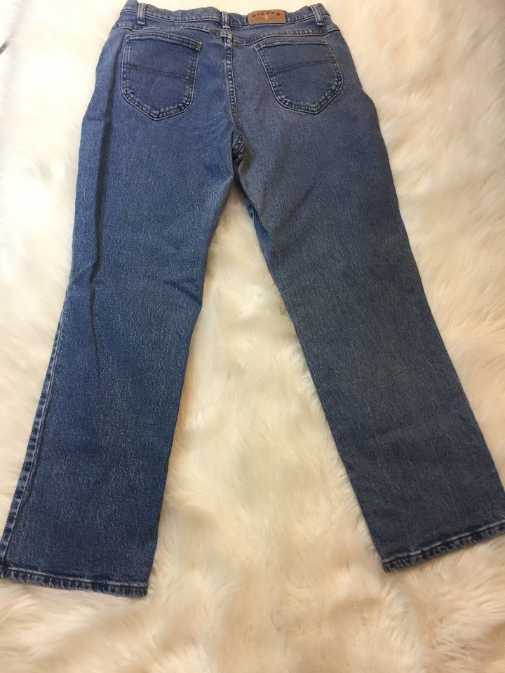 RIDERS Denim VF Jeanswear 5-Pocket Blue Jeans Women's Size 14P Petite ...