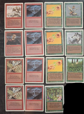 Red and Green - Rare - Revised - Earthquake , Kudzu and more - MTG | eBay