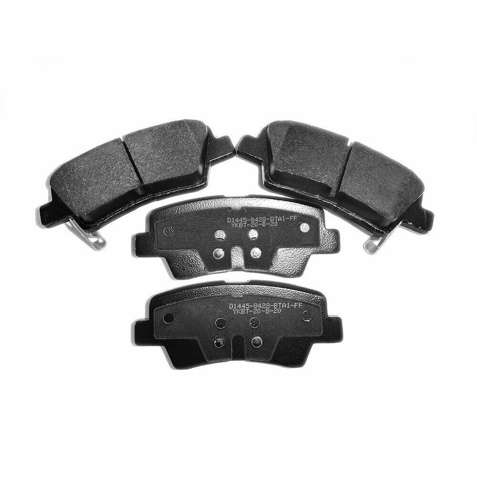 Front Rear Ceramic Brake Pads with Clips for 2011-2015 Hyundai Sonata ...