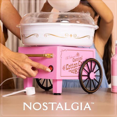 Nostalgia Cotton Candy Machine - Retro Cotton Candy Machine Assorted ...