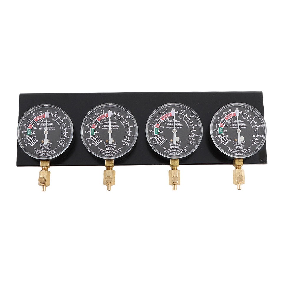 Fuel Vacuum Carburetor Synchronizer Kit Carb Sync Gauge Set Adjustable ...