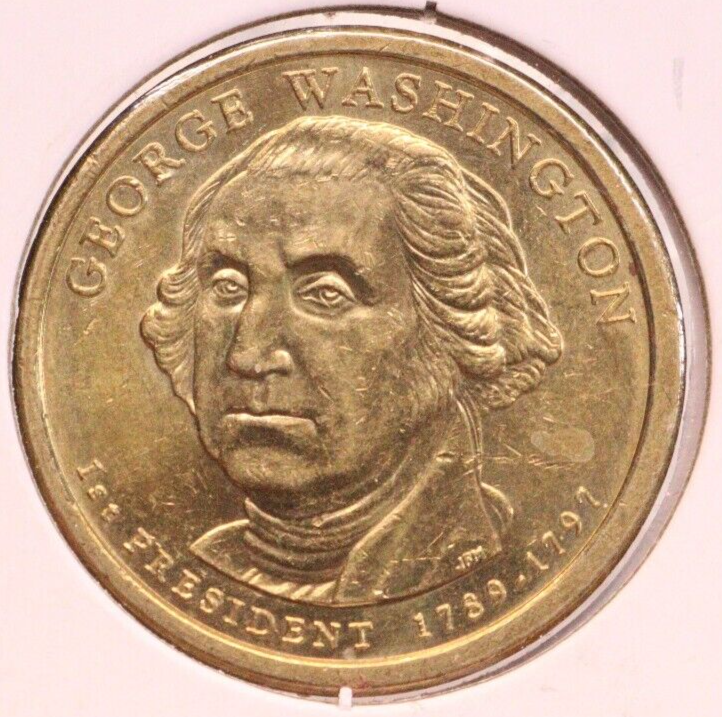 1$ GEORGE WASHINGTON 1ST President (1789-1797) 2007 (D) US One Dollar ...