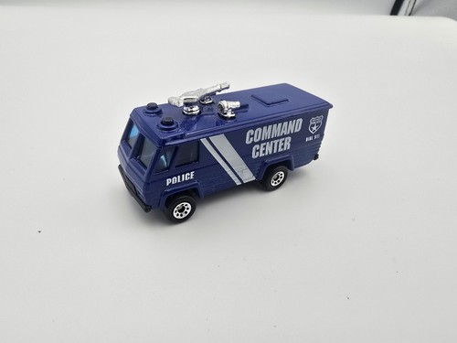 Matchbox Command Center Police Vehicle Vintage 1990 Blue Color Diecast ...