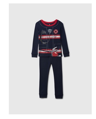 Baby Gap Firefighter Blue Organic Cotton PJ Set | Size 2T | eBay
