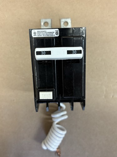 EATON, QBHGFT2030, 2P, 30A, GROUND FAULT CIRCUIT BREAKER, 22KAIC, NEW ...