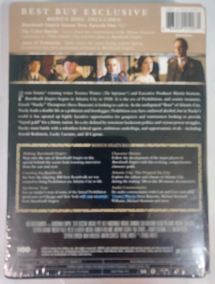 Boardwalk Empire HBO The Complete First Season DVDs Disc 5 Disc Set ...