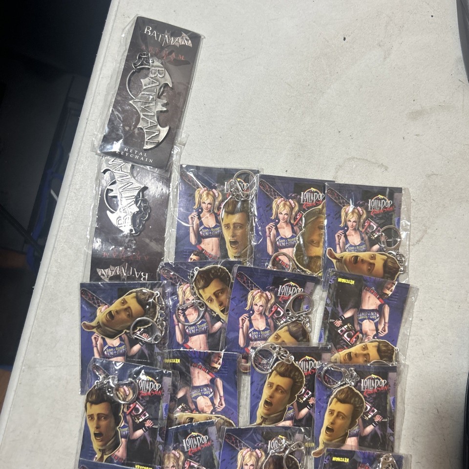 19x Lollipop Chainsaw Keychain Nick Head Promo Bonus 2012 Brand new ...