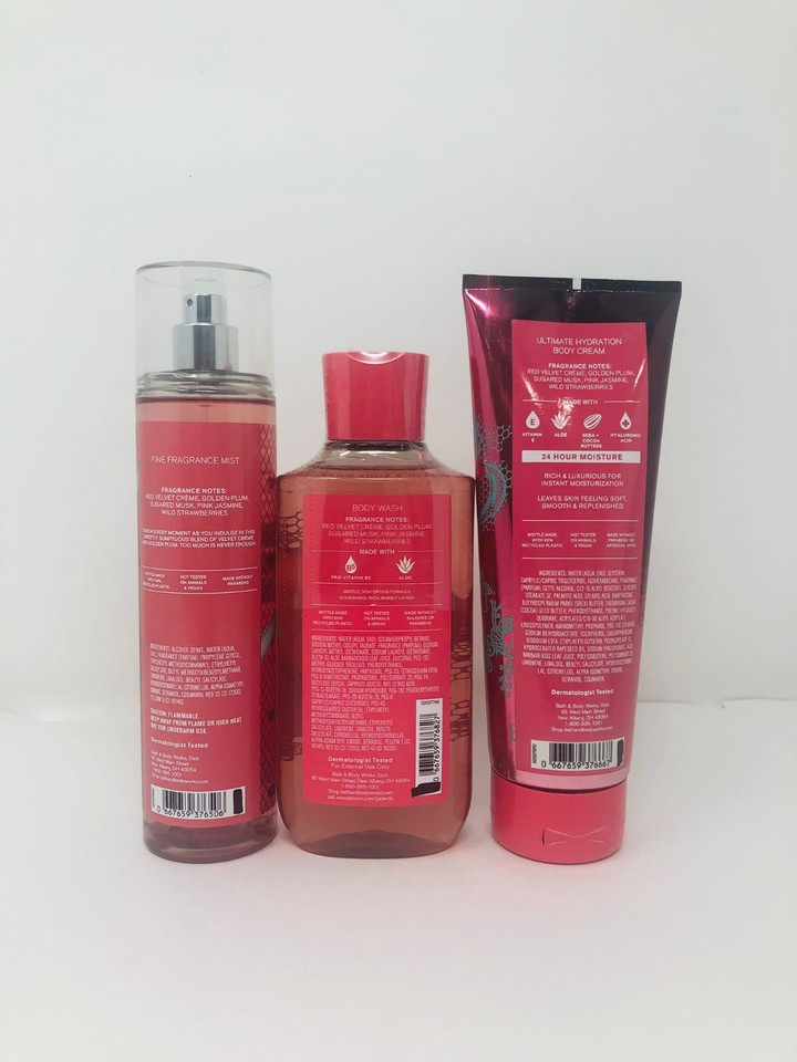 Bath & Body Works Velvet Sugar Mist, Cream & Body Wash * You Choose One ...