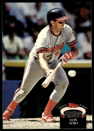 1992 Stadium Club #373 Luis Sojo California Angels Baseball | eBay