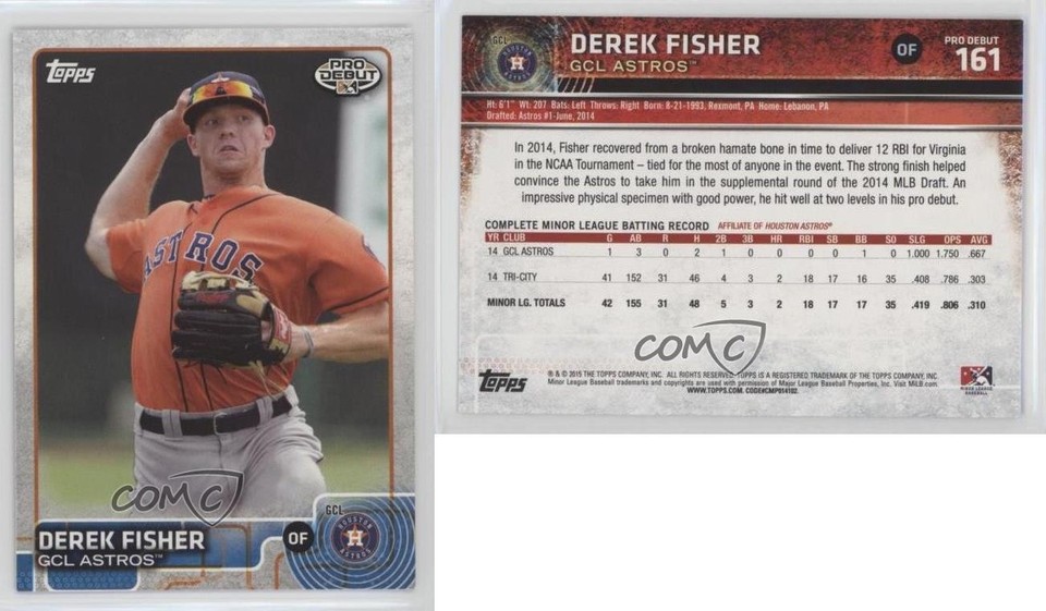 2015 Topps Pro Debut Derek Fisher #161 0x1 | eBay