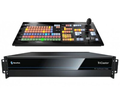 NewTek TriCaster TC1 16 ch video switcher SDI NDI UHD 4K Bndl w Control ...