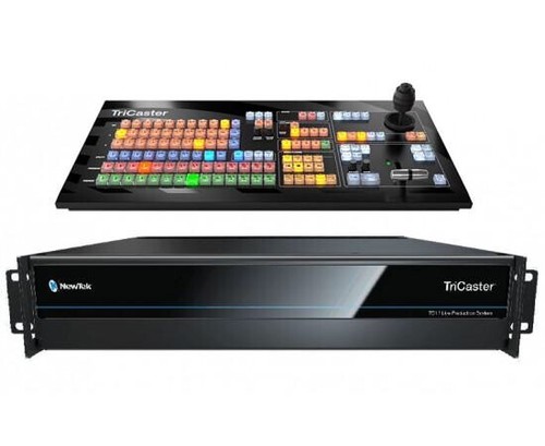 NewTek TriCaster TC1 16 ch video switcher SDI NDI UHD 4K Bndl w Control ...
