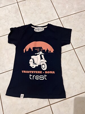 Trast Trastevere Itailian Clothing Workshop T Shirt Size XS | eBay