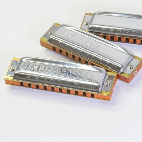 BLUES HARP from HOHNER! 11 harmonica set, MINT condition with Hard ...