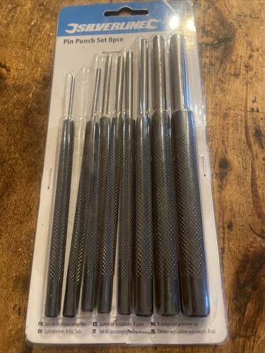 Silverline Pin Punch Set - Pack of 8 for sale online | eBay