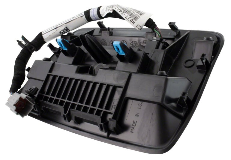 2021-2023 Ford Ranger Dash Mounted Auxiliary Switches Upfitter Rocker 6 ...