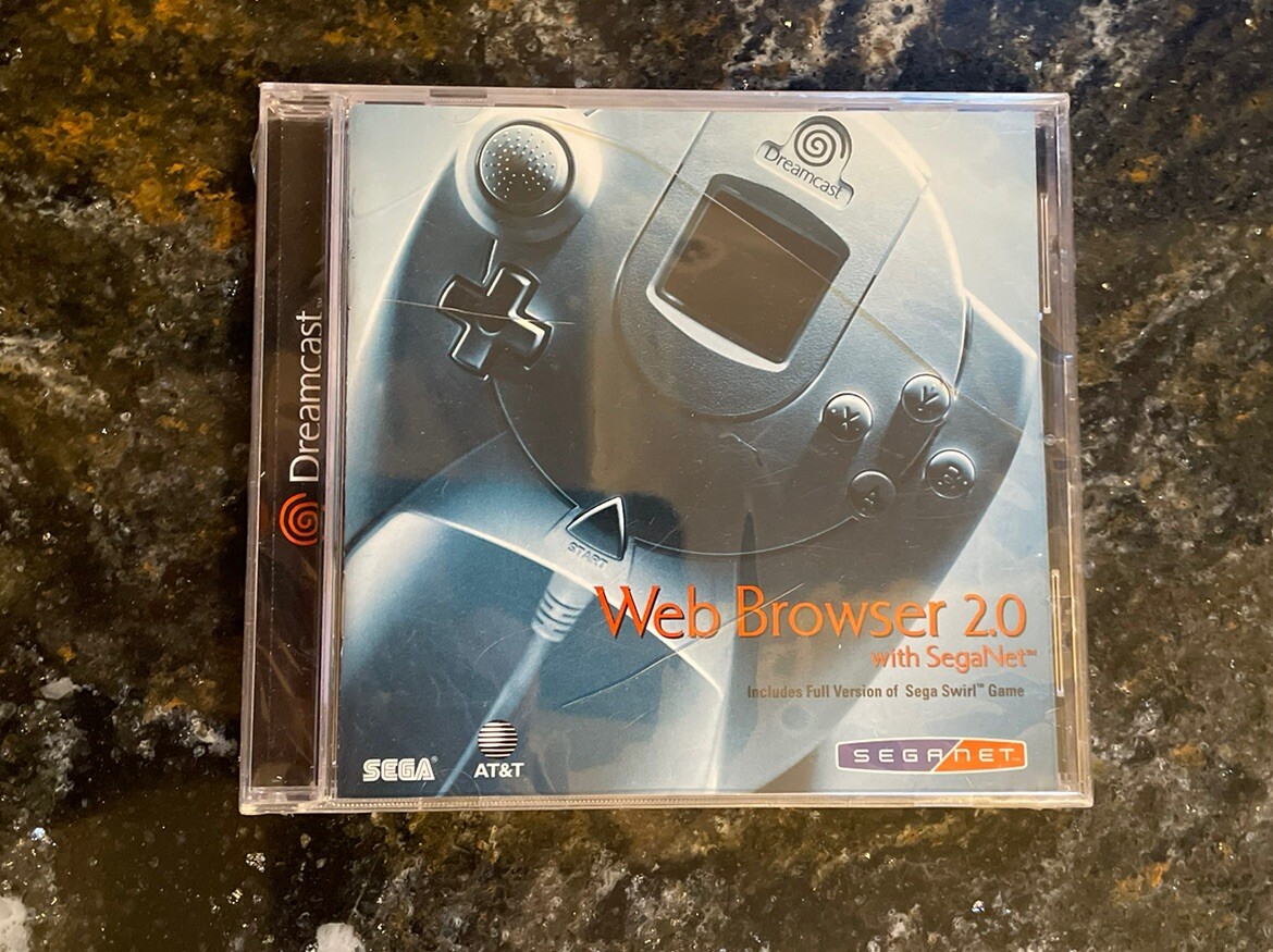 BRAND NEW SEALED Sega Dreamcast Web Browser 2.0 SegaNet w/ SegaSwirl ...