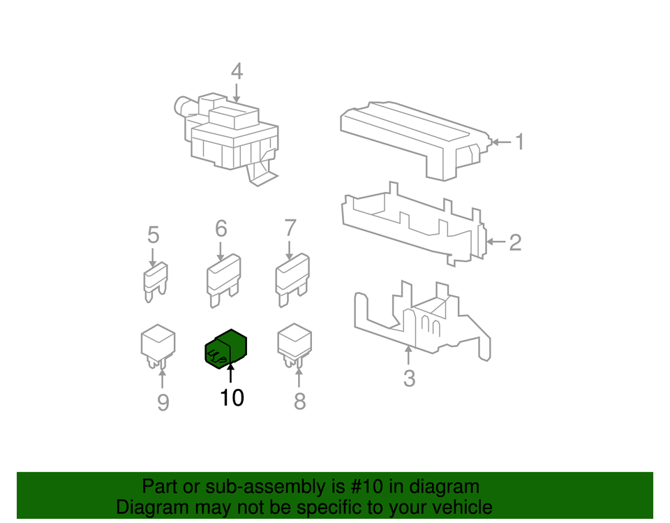 Genuine OEM Ford Turn Signal Flasher Relay 5C3Z13350AA SF633 | eBay