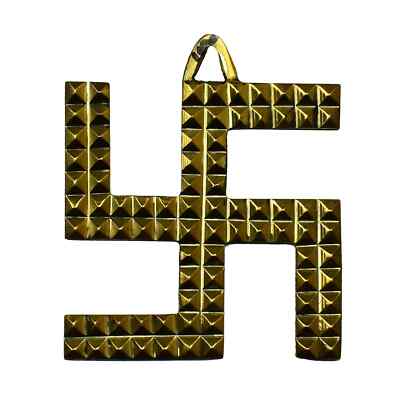 Brass Swastika wall Hanging Yantra Religious symbols Antique Best ...