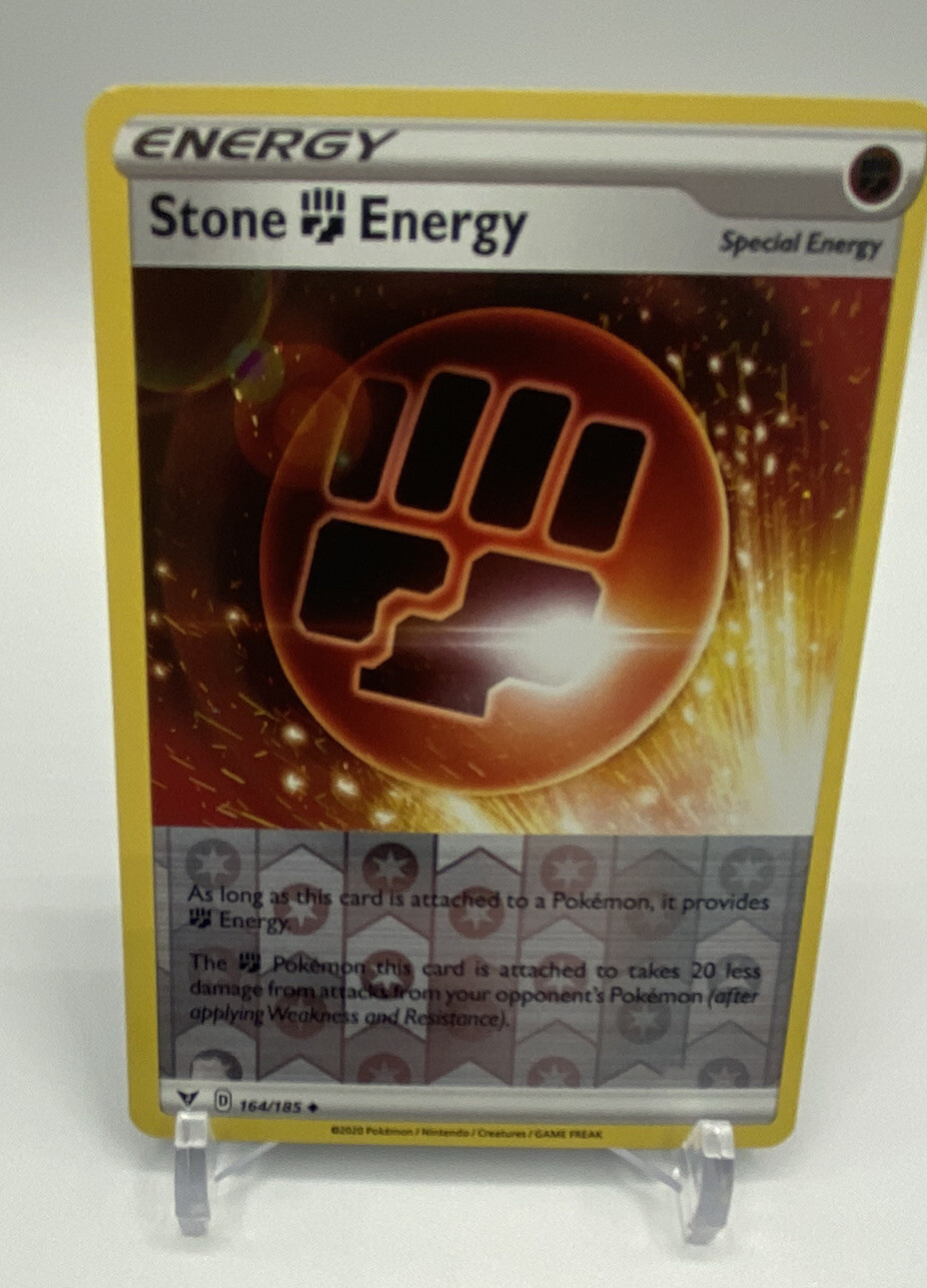 1x Stone Fighting Energy 164/185 REVERSE HOLO Vivid Voltage Pokemon TCG ...