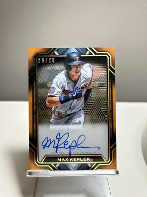 2021 Max Kepler Topps Tribute Iconic Perspectives Autograph Orange /25 ...