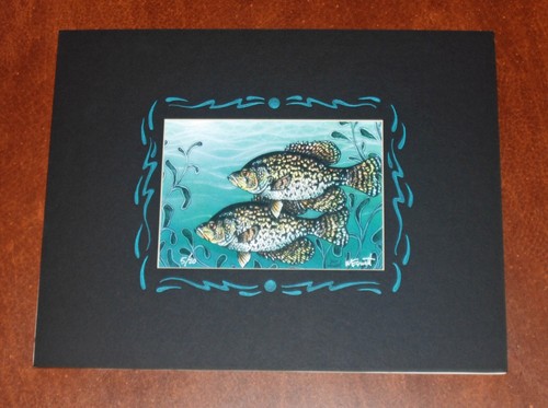 Michael Everett Black Crappies 2007 Art Print Poster S/# 20 Grateful ...