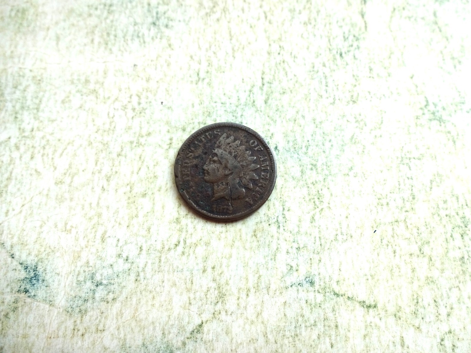 1872 Indian head cent penny coin. Filler | eBay