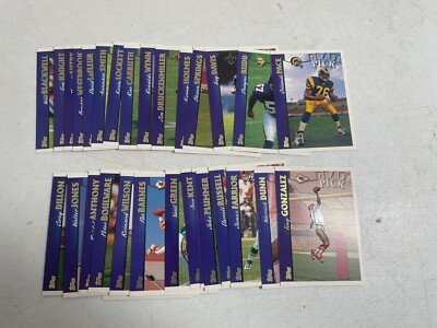 1997 Topps Draft Pick Complete Set W/ Tony Gonzalez Rookie #414 RC | eBay