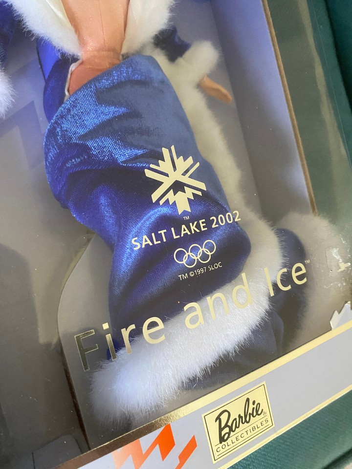 NIB Fire and Ice Barbie Salt Lake Olympics Collector Edition 2002 ...