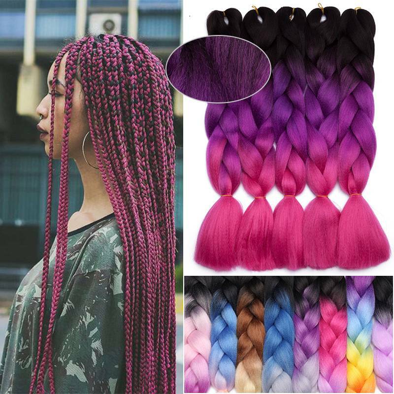 Pink Box Braids 50 Box Braids Styles For Black Women In 2023