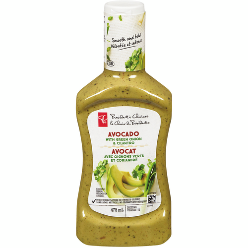 4-Pack President's Choice Avocado with Green Onion & Cilantro Dressing ...