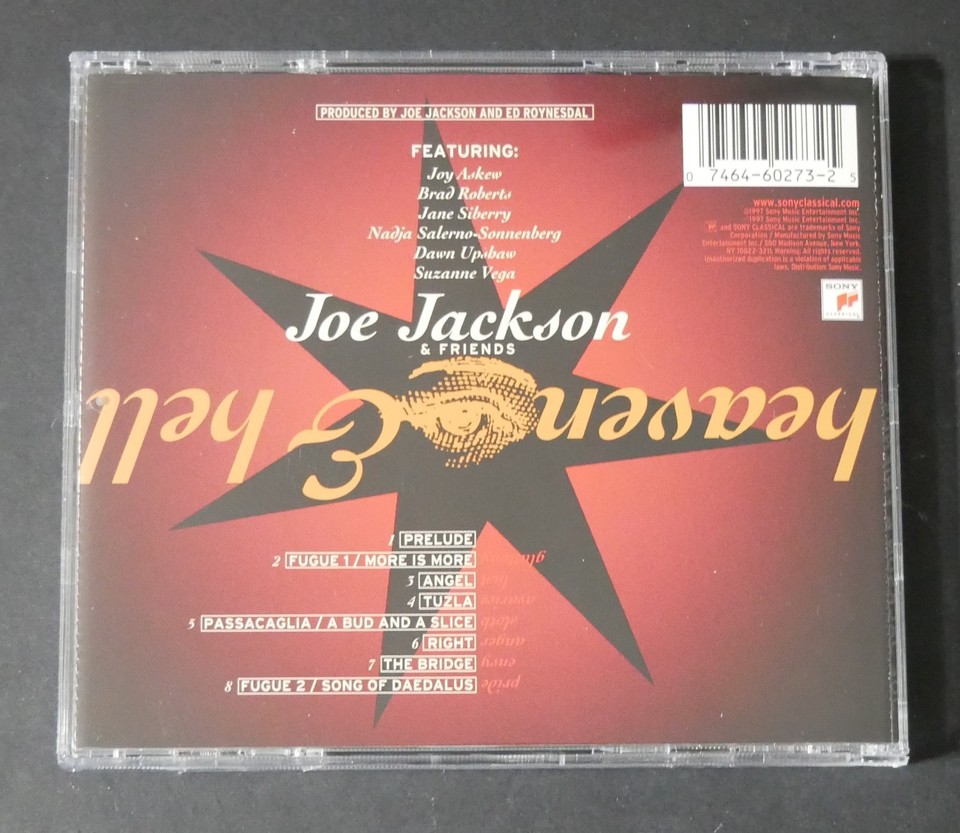 Joe Jackson Heaven & Hell CD | eBay