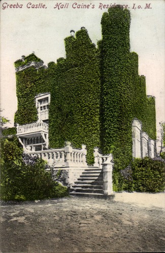 Greeba Castle, Hall Caine's Residence, Isle of Man in Baur's Series ...