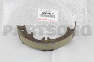 4654048010 Genuine Toyota SHOE ASSY, PARKING BRAKE NO.1, RH/LH 46540 ...