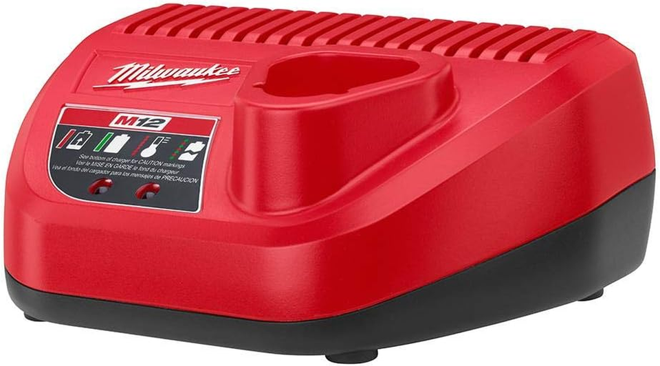M12 12-Volt Lithium-Ion XC Battery Pack 4.0 Ah and Charger Starter Kit ...