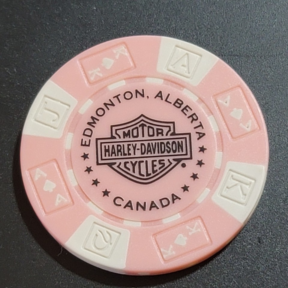HD EDMONTON ~ ALBERTA, CANADA ~ (Pink AKQJ) International Harley Poker ...