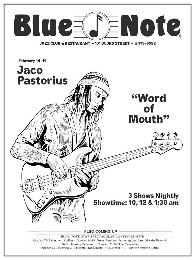 Jaco Pastorius Poster