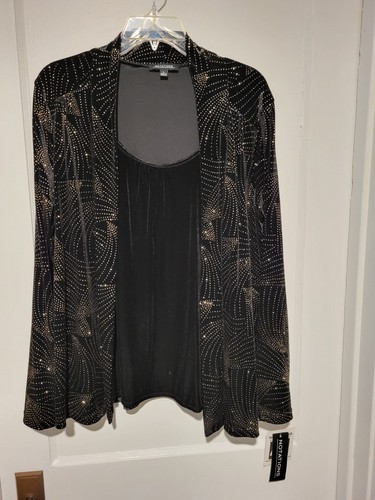 NWT Notations Two Fer Twin Set The Look of 2 Pieces In One Size L #194 ...