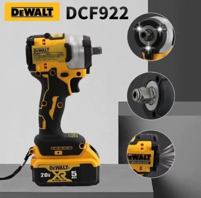 Dewalt DCF922 610 N.m Brushless Impact Wrench Cordless Driver Large ...