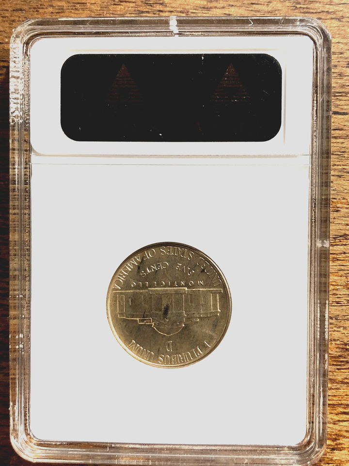 1944-D Jefferson **SILVER WAR NICKLE** ANACS SOAP BOX MS65 5.5 STEPS ...