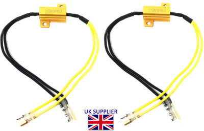 LED Indicator Load Resistors for all Yamaha Motorbikes & Scooters PAIR ...