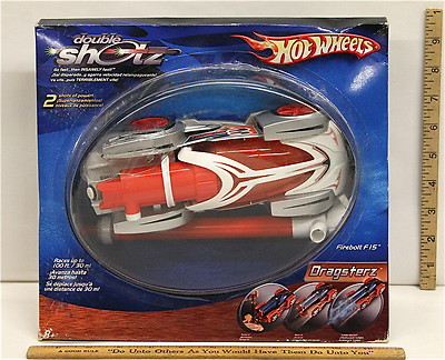 Hot Wheels Double Shotz Dragsterz Firebolt F15-Silver 2005 Mattel ...