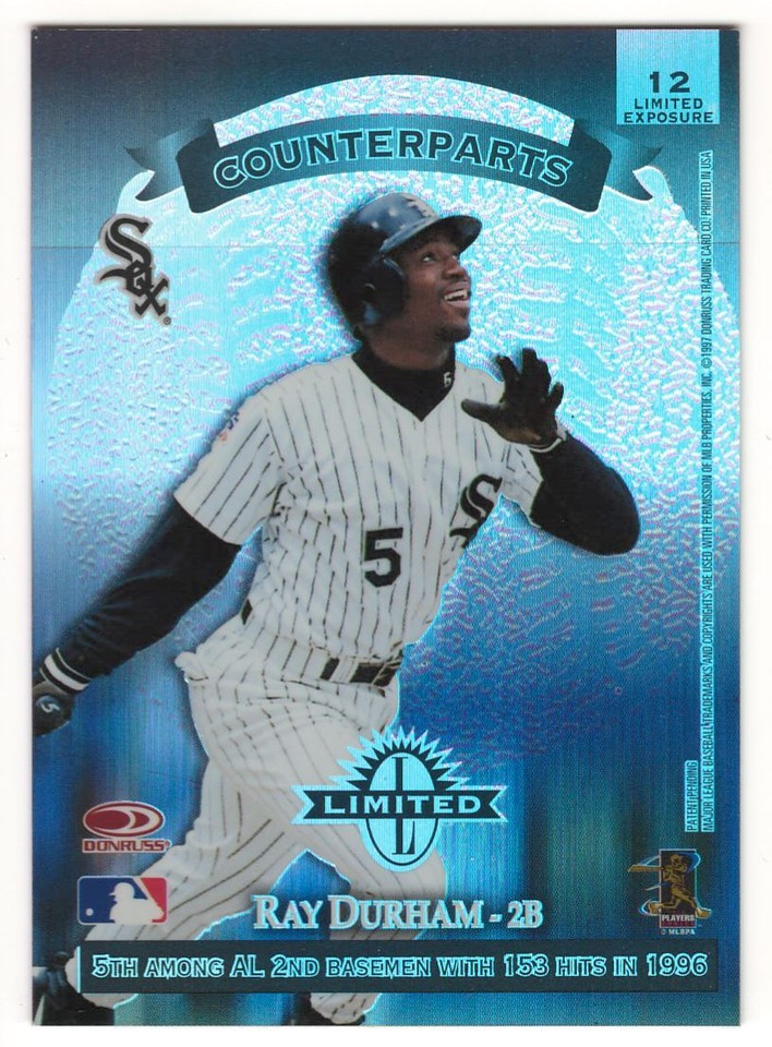 1997 DONRUSS LIMITED EXPOSURE #12 CHUCK KNOBLAUCH / RAY DURHAM | eBay