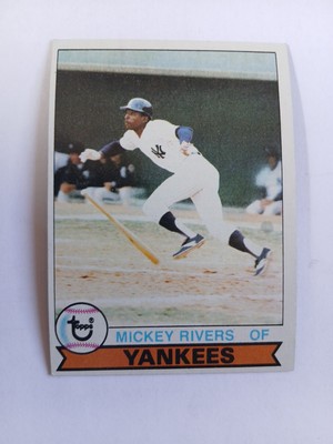 1979 Topps #60 Mickey Rivers New York Yankees Baseball Card Ex Read ...