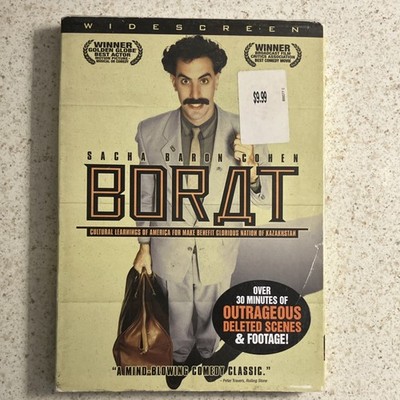 Borat DVD Comedy Sacha Baron Cohen Widescreen 20th Century Fox 2006 ...